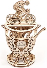 Ugears 3D dřevěné mechanické puzzle Samohybný cyklista