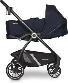 Hluboká měkká vanička pro dětský kočárek Euro-Cart Crox Cosmic Blue