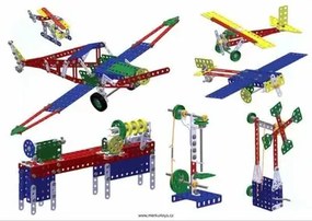 Merkur 4 stavebnice / 609 dílů / 40 modelů / od 5 let