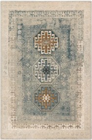 Kusový koberec vlněný Dywilan Polonia Ashan Jadeit béžový zelený Rozměr: 235x350 cm