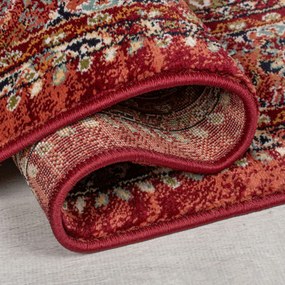 Flair Rugs, Běhoun Sincerity Royale Sandford Red, 66x300, červená, chodba / předsíň