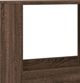 Knihovna hnědý dub 100 x 33 x 175 cm kompozitní dřevo 3309408