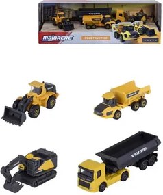 MAJORETTE Auto Volvo Edition / 4 ks / kov / volný chod / délka 7,5 cm
