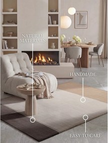 Hnědý/krémový vlněný koberec 120x170 cm Quentin – Villeroy&amp;Boch