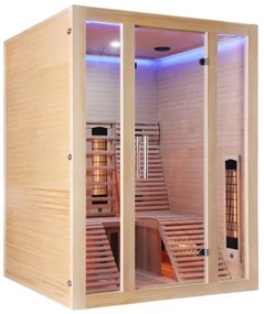 NIKIDO - S Infrasauna OSLO pro 2 osoby, 150x150x200 cm ( J40150 )