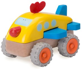 Wonderworld Dřevěné Mini letadlo kuře