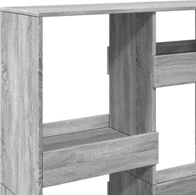 Dělicí stěna šedá sonoma 100 x 33 x 135 cm kompozitní dřevo 3309560