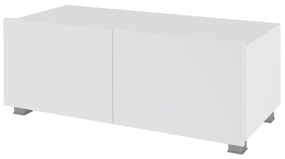 Tv stolek Calabria RTV 100 (bílá matná + lesk bílý). 1051534