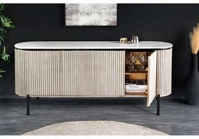 Massive home | Komoda  ADLON 170cm mramorová deska mango