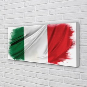 Obrazy na plátně flag itálie 120x60 cm