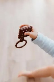 BABYTED Chrastítko Keksík / Silikon / 0m+