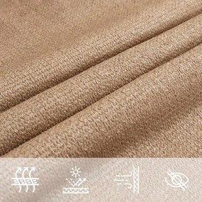 Stínící plachta 160 g/m² taupe 2,5 x 4,5 m HDPE 311400