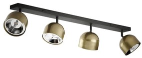 TK Lighting Bodové svítidlo ALTEA 4xAR111 GU10/50W/230V zlatá/černá TK3427