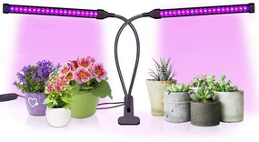 Verk 12279 LED Lampička pro pěstování rostlin 20 LED 2 panely 20 W