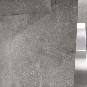 Tempo Kondela Jídelní stůl FARNEL, bílá lesk/beton