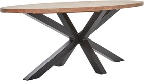 XXXLutz JÍDELNÍ STŮL, akácie, černá, barvy akácie, 200/100/76 cm Livetastic - Online Only jídelní stoly - 000377008901