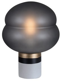 Zambelis 20270 stolní lampa z betonu, černá, 1xE27, 36cm