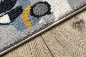 Koberec KIDDO 6111 světle šedý / bílý