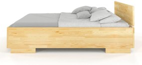 Prodloužená postel s úložným prostorem Bergman - borovice   , Borovice přírodní, 200x220 cm
