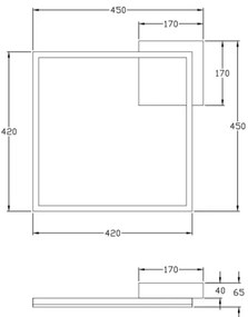 Fabas Luce 3394-61-282 - LED Stmívatelné svítidlo BARD 39W/230V 3000K antracit