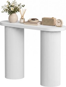 HOMCOM úzký konzolový stolek se skrytou přihrádkou, 103 cm