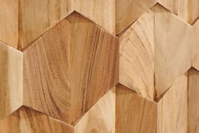 Designový závěsný TV stolek Justice 160 cm akácie