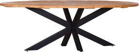 XXXLutz JÍDELNÍ STŮL, jilm, černá, barvy jilmu, 254/135/78 cm Ambia Home - Jídelní stoly - 001877052502