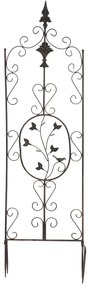 Mřížka na růže Burg ~ 122 x  35 cm - Bronzová