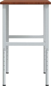 Pracovní stůl tmavě hnědý 100x60x(71,5–98) cm dub obdélníkový 3309703