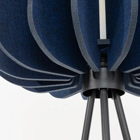 Sollux Lighting Stojací lampa MULA 45 tmavě modrá