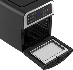 Horkovzdušná fritéza DMS Germany XXXL 12 l HF-12S / 1800 W / 12 programů / nerez