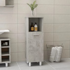 vidaXL Koupelnová skříňka 30x30x95 cm kompozitní dřevo [802619] Barva: Betonová šedá