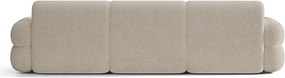 Krémová žinylková pohovka 305 cm Neo – Micadoni