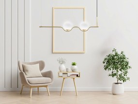 Toolight, Stropní svítidlo 2xE27 APP981-2CP, zlatá, OSW-05418