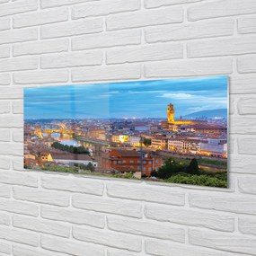 akrylový obraz Itálie Sunset panorama 120x60 cm