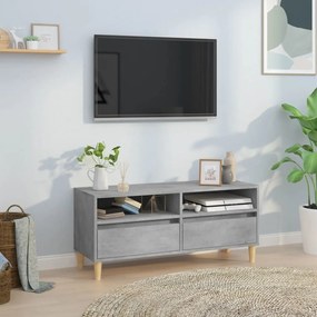 vidaXL TV skříňka 100 x 34,5 x 44,5 cm kompozitní dřevo [831899] Barva: Betonová šedá