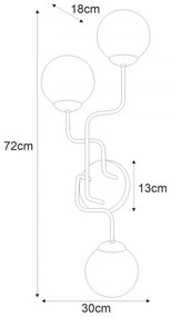 Nástěnné svítidlo K-4058 z řady BARI