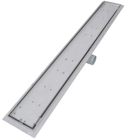 Sprchový odtokový žlab - rovný - nerezová ocel |  930x140 mm