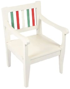 Detská židle bílá