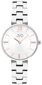 Dámské luxusní nerezové hodinky JVD JG1020.1 s římskými číslicemi