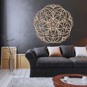 Elegantní dřevěná nástěnná dekorace mandala Mollis | SENTOP HDF0250
