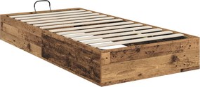 Ottoman postel Staré dřevo 75,5 x 190 cm Dřevěný materiál 3409307