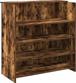 Recepční stůl kouřový dub 100x50x103,5 cm kompozitní dřevo 3324164