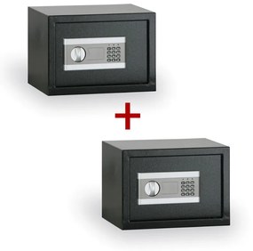 Nábytkový sejf elektronický 1+1 ZDARMA, 16 L, černý