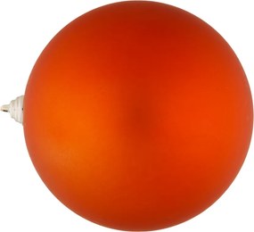 Velká vánoční koule 20 cm, měděná, matná