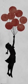 Plakát, Obraz - Banksy - Girl Floating
