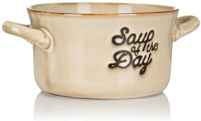 Kameninová miska na polévku Soup 500 ml béžová