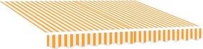 Stahovací markýza Žlutá 300 x 200 cm textil 3329501