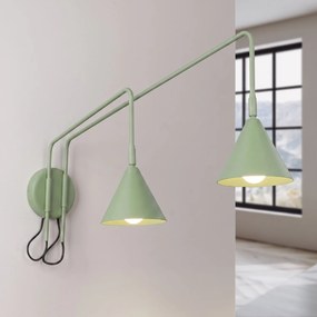 Sollux Lighting Nástěnné svítidlo NOX 2 šalvějové s vypínačem