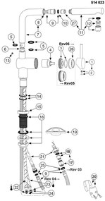 Blanco Linus-S-F chrom 514023